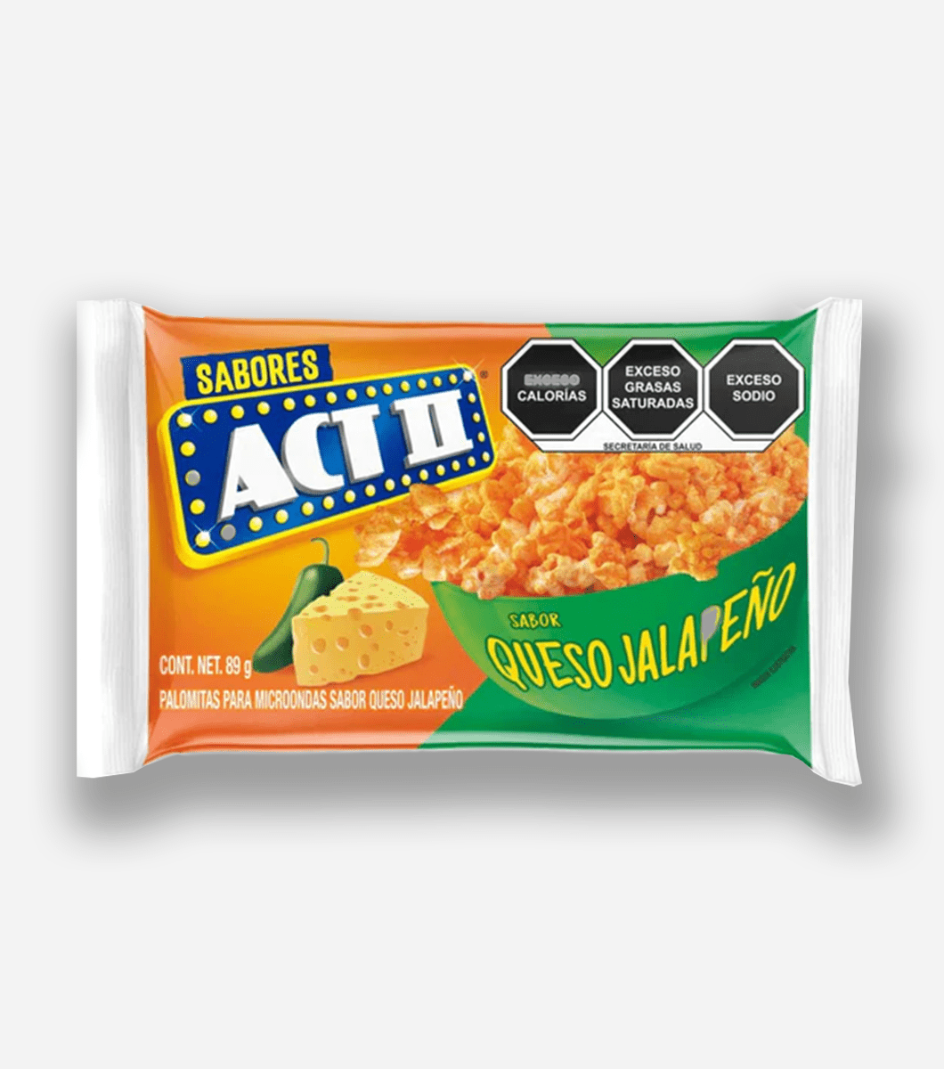Snack Act Ii 15/89 Gr Jalapeno Popcorn (Mexico Edition)